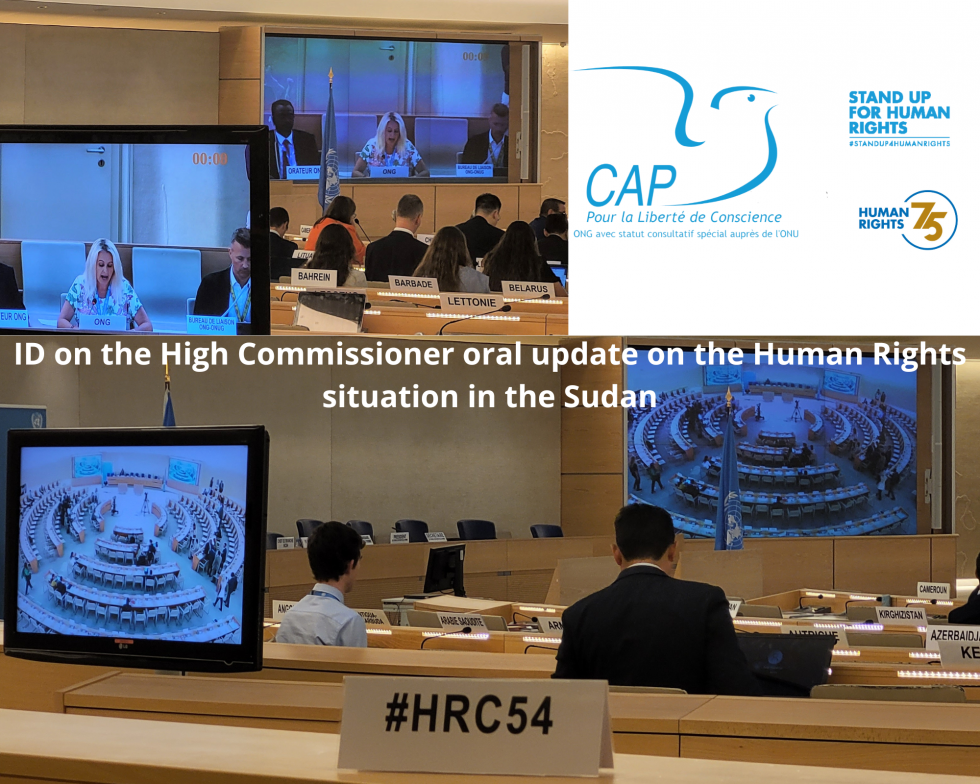 Oral declaration Item 2: Interactive dialogue on the High Commissioner ...
